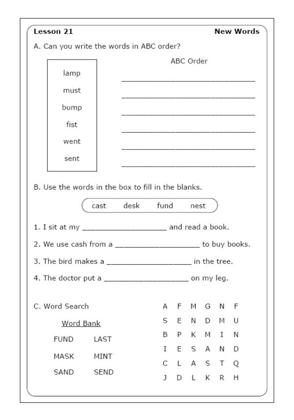 Phonics For Reading (First Level) worksheets | Made By Teachers