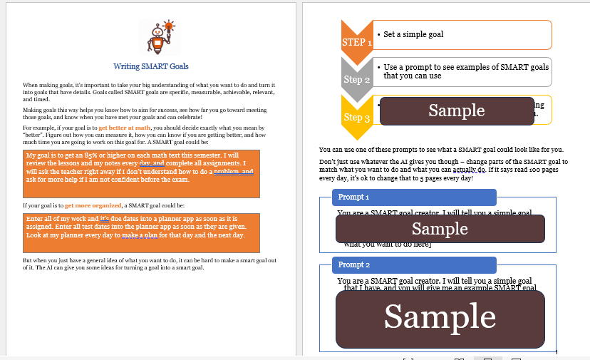 Goalsetting: using A.I. to develop SMART Goals (Middle Grades) #AI ...