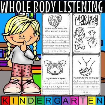 WHOLE BODY LISTENING WRITING BOOK | Made By Teachers