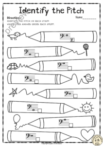 Bass Clef Note Name Worksheets | Back to School - Made By Teachers