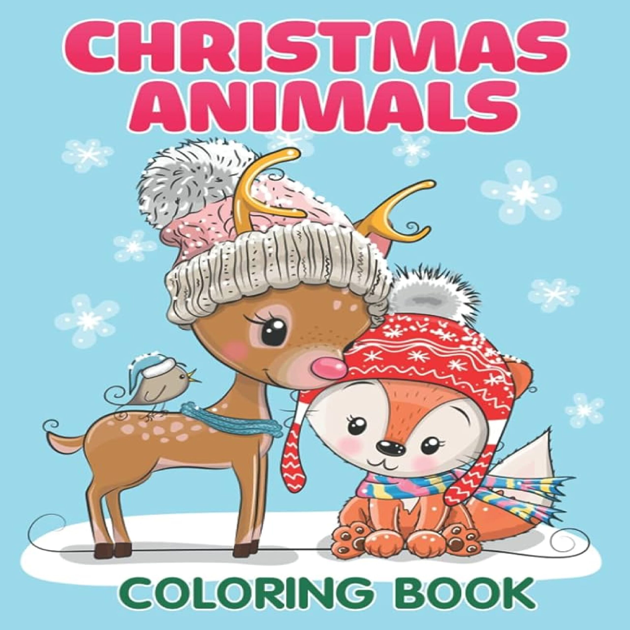 Christmas Animal Coloring Pages