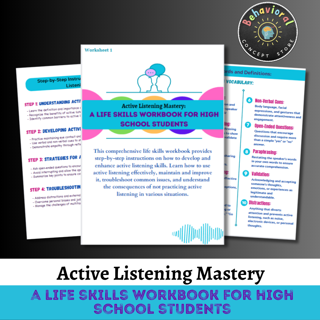 Good Listening Skills Poster