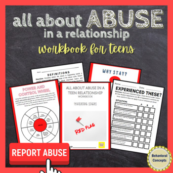 All About Abuse in a Relationship: Workbook for Teens and High School ...
