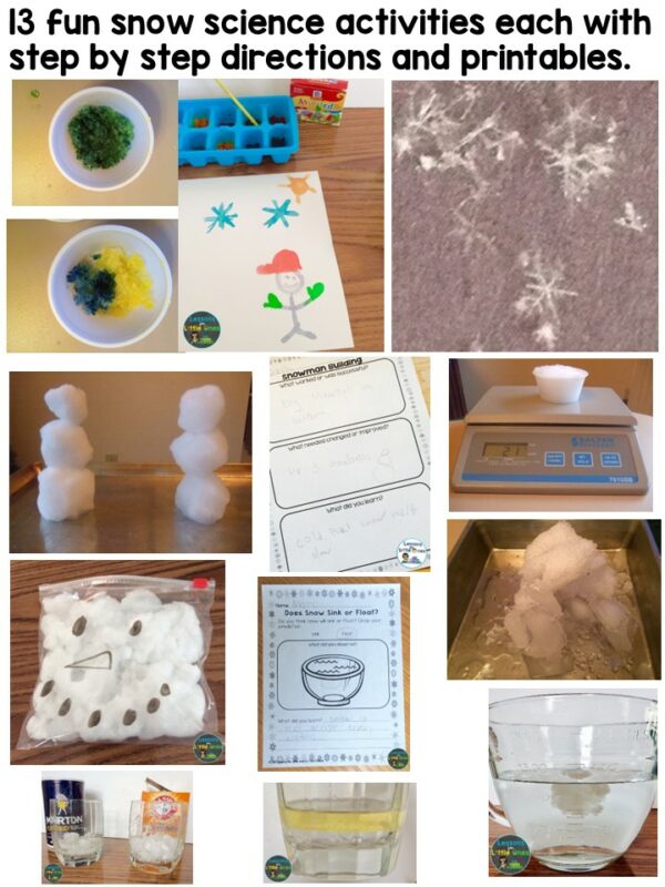 Snow Science Experiments & STEM Winter Science Activities - Made By ...