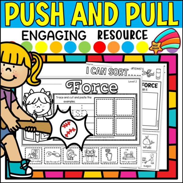 Push and pull forces sort - Made By Teachers