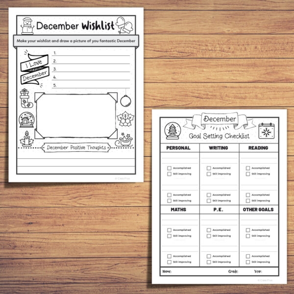 Welcome December Monthly Activity - Made By Teachers