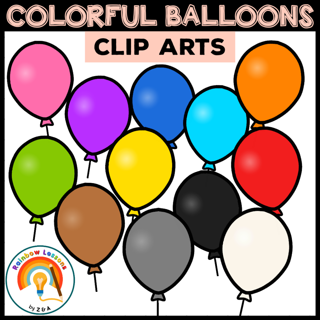 Balloon Clipart | Birthday Balloon Clip Arts | Colorful Balloons ...