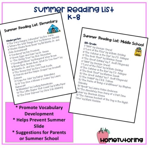 Summer Reading Lists K-8 | Made By Teachers