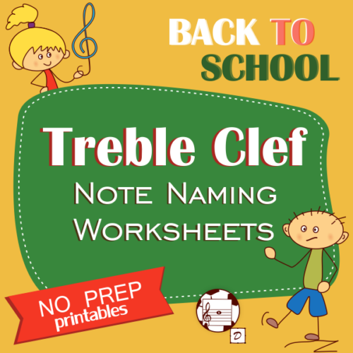 Treble Clef Note Name Worksheets | Back to School | Made By Teachers