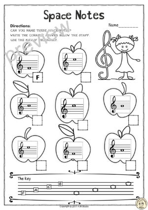Treble Clef Note Name Worksheets | Back to School | Made By Teachers