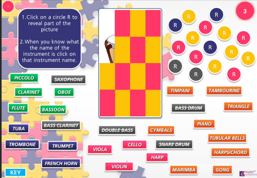 Reveal the Hidden Musical Instruments Interactive Game Module - Made By ...
