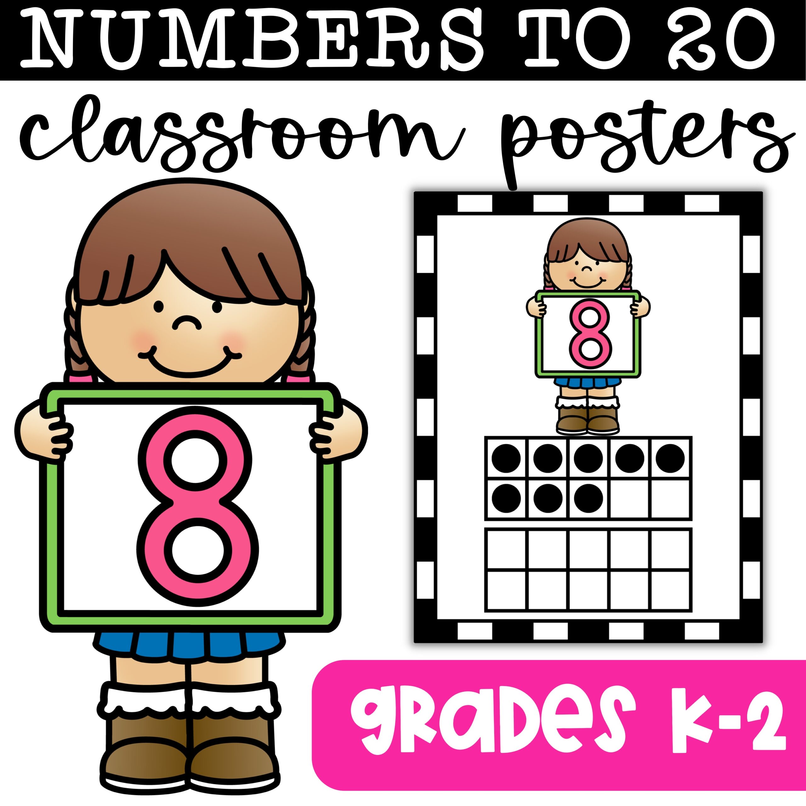 Classroom Clipart Numbers Cartoon