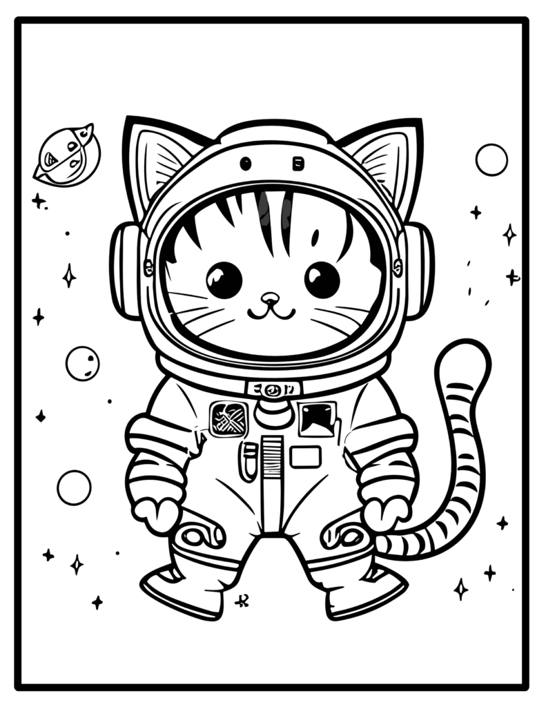 Galactic Adventures: A Space Coloring and Activity Book for Kids (Ages ...