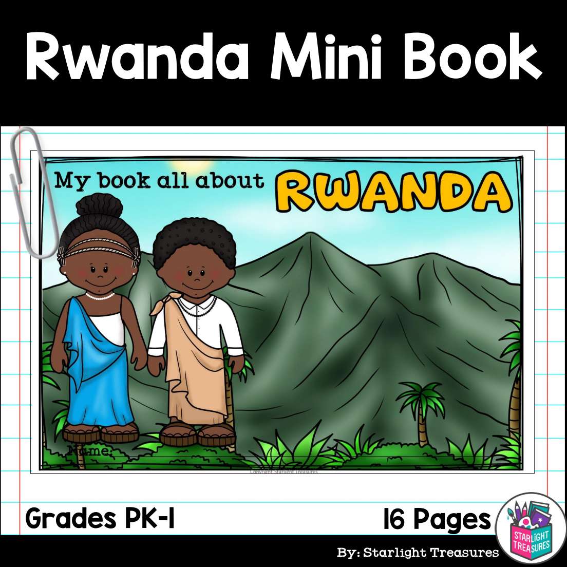 Rwanda Mini Book for Early Readers - A Country Study | Made By Teachers