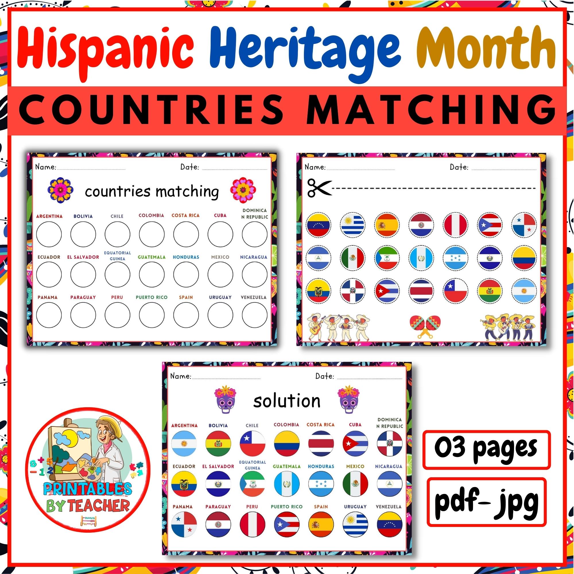 National Hispanic Heritage Month Word Search Puzzle Game v_02 ...