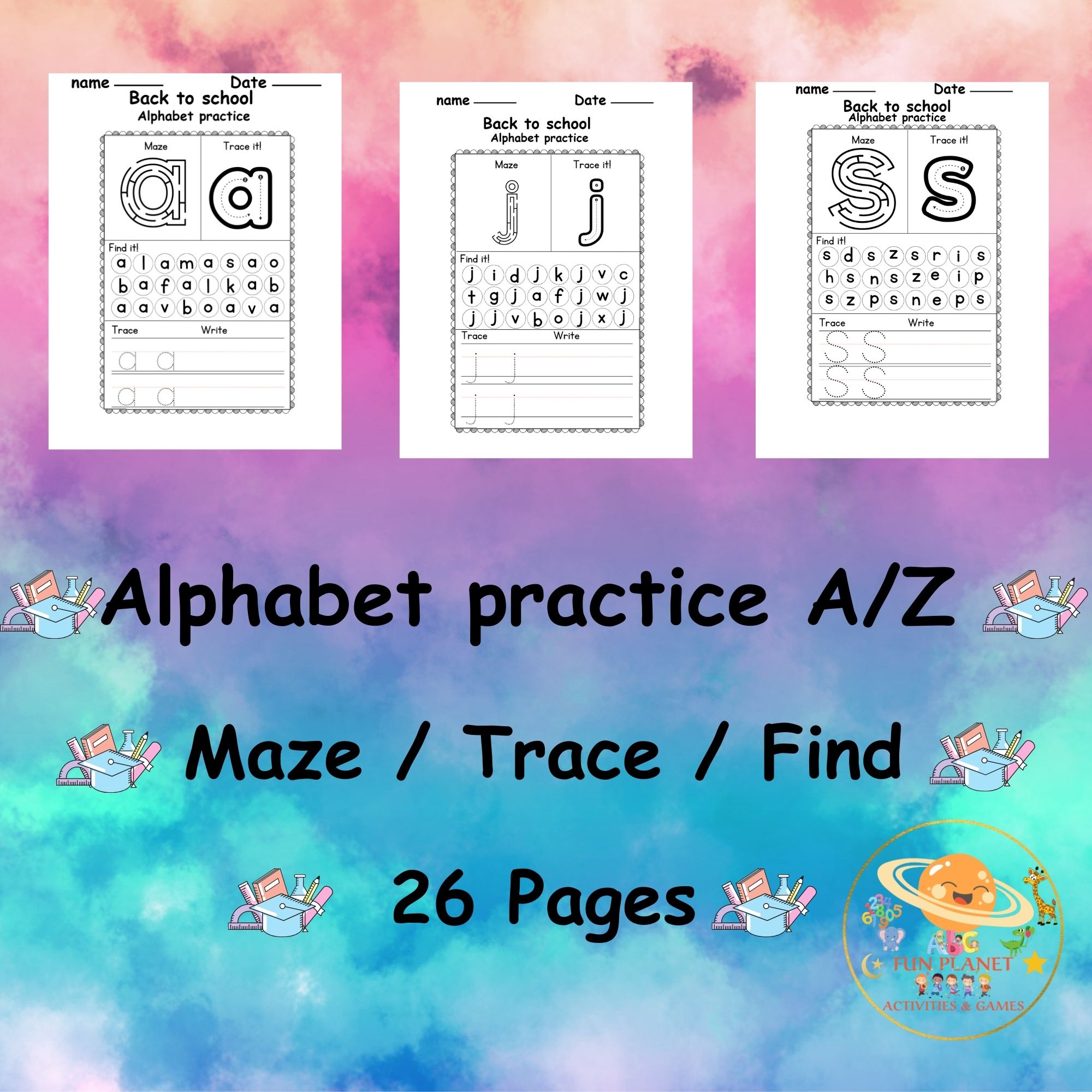 alphabet animals coloring | Made By Teachers