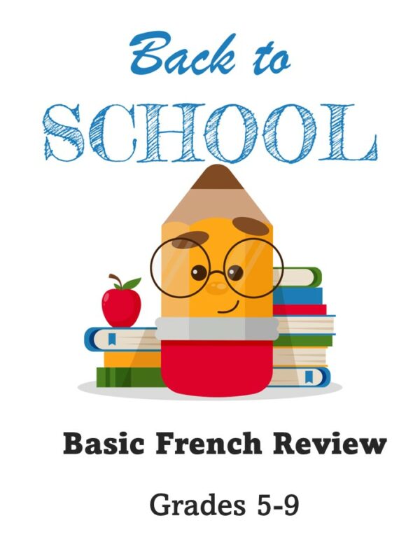 Back to School - Basic French Review | Made By Teachers