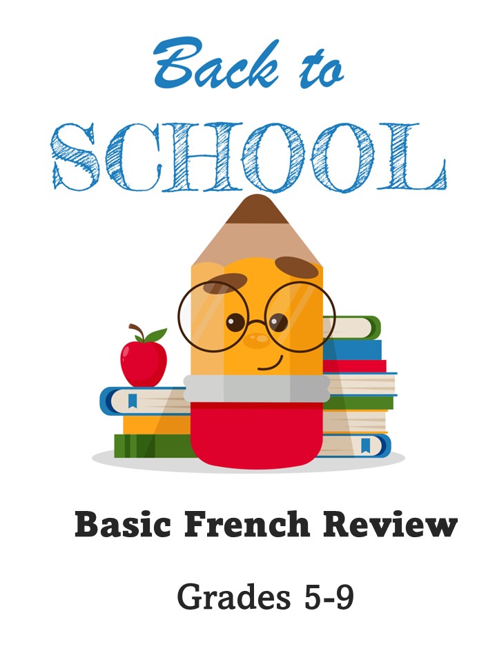 Back to School - Basic French Review | Made By Teachers