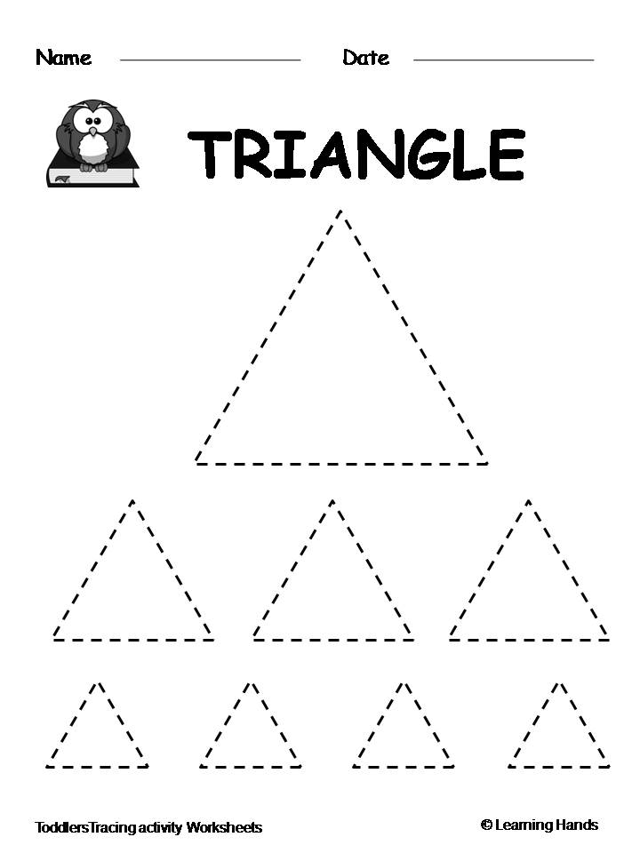 Tracing Shapes Worksheets For Toddlers | Made By Teachers