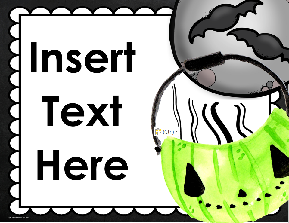 Door Display Bulletin Board Decoration Pumpkin Basket Halloween Theme ...