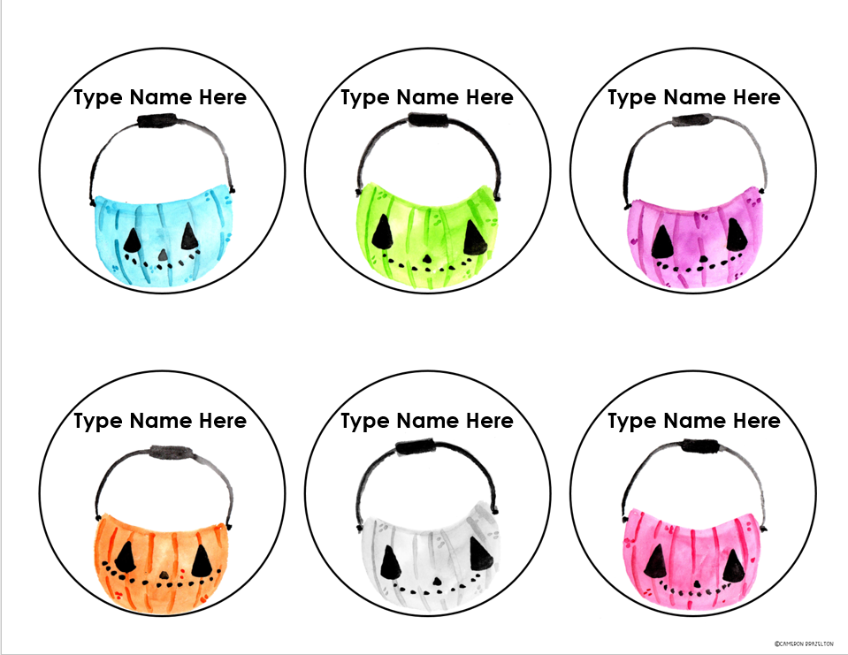 Door Display Bulletin Board Decoration Pumpkin Basket Halloween Theme ...