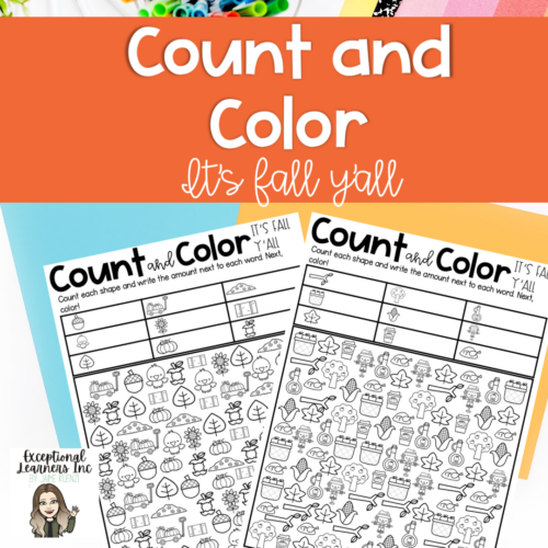 Fall Count and Color | Made By Teachers