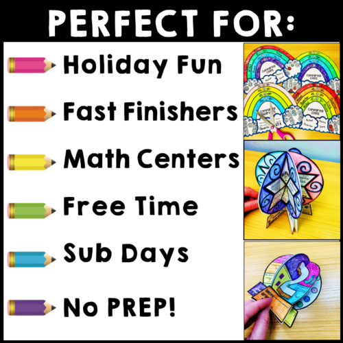 2nd Grade Math Crafts GROWING BUNDLE - Made By Teachers