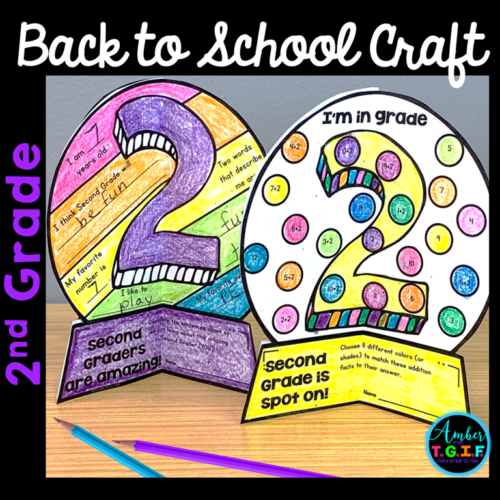 2nd Grade Math Crafts GROWING BUNDLE - Made By Teachers