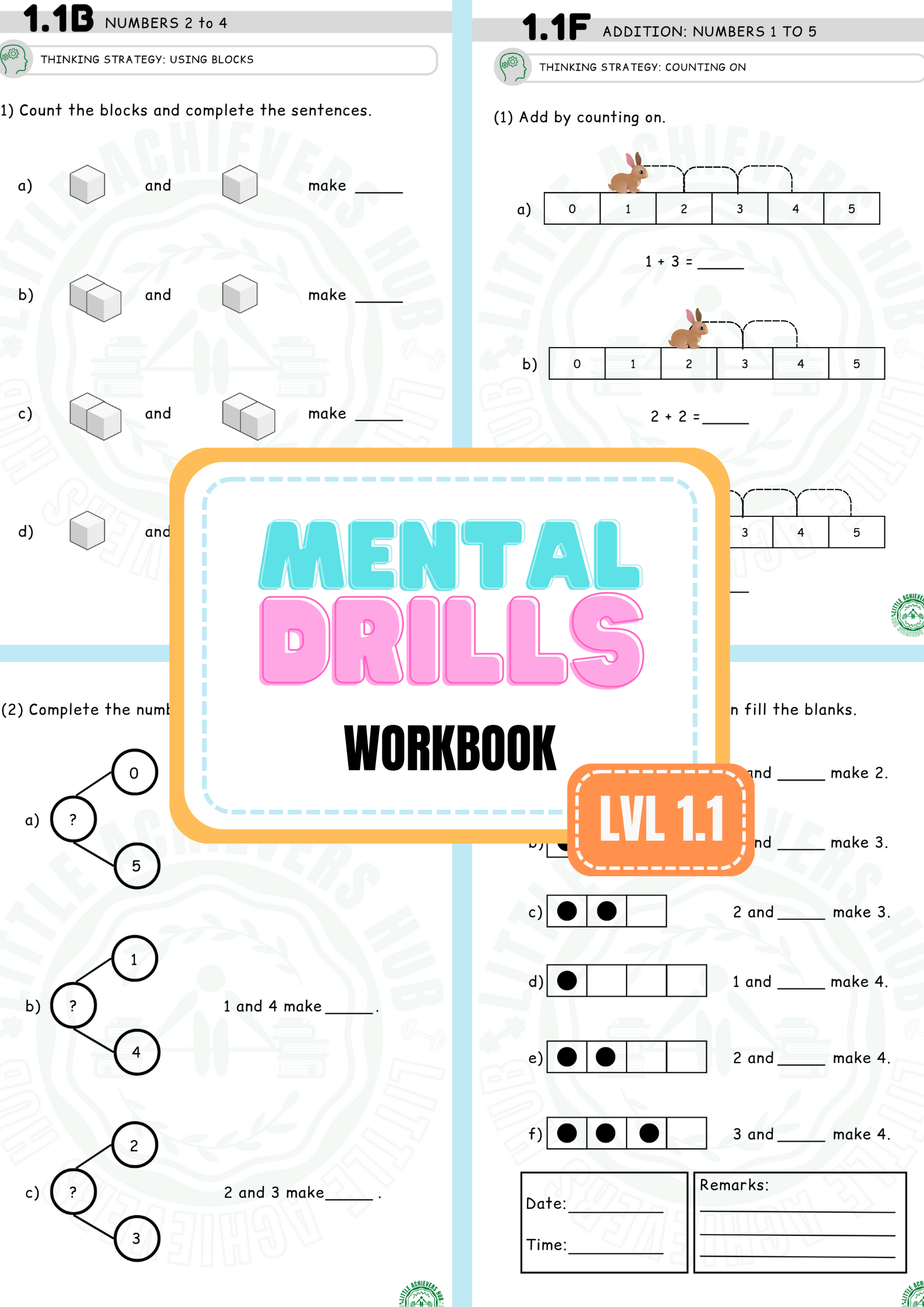 Mental Drills within 10 | Made By Teachers