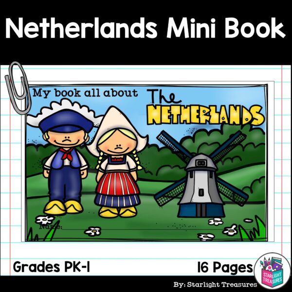 The Netherlands Mini Book for Early Readers - A Country Study - Made By ...