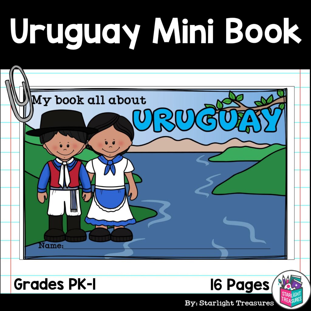 Uruguay Mini Book for Early Readers - A Country Study - Made By Teachers