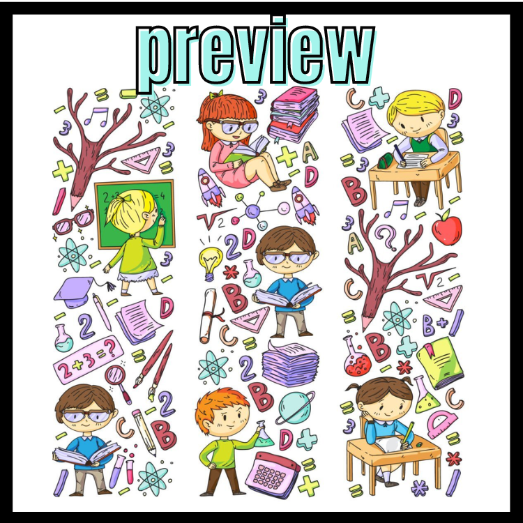 30 Back To School Bookmarks-Editable Student Bookmarks-Back to School ...