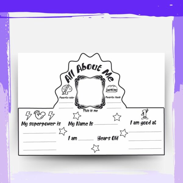 All About Me Paper Hat Crown (Back to School) | Made By Teachers
