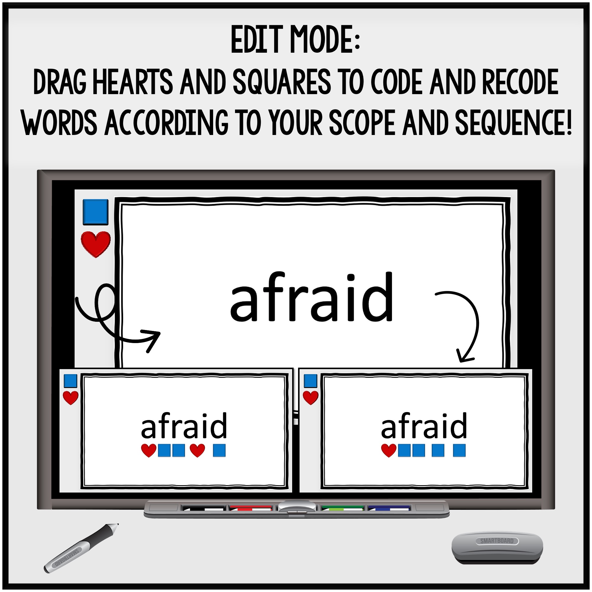 Fry Tenth Hundred Heart Word - Code As You Go PowerPoint and Google ...