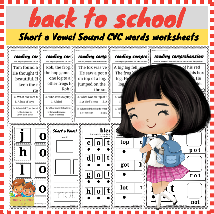 CVC Words Worksheets: Short O Sound Cvc Words Worksheets,, 40% OFF