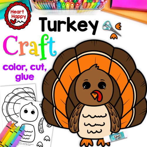 Turkey Craft | Fall | Thanksgiving | Letter T | Made By Teachers