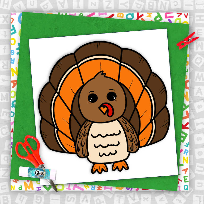 Turkey Craft | Fall | Thanksgiving | Letter T | Made By Teachers