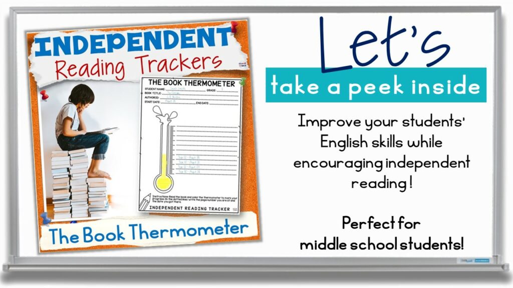 Independent Reading Tracker - Book Thermometer - Printable Graphic ...