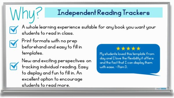 Independent Reading Tracker - Book Thermometer - Printable Graphic ...