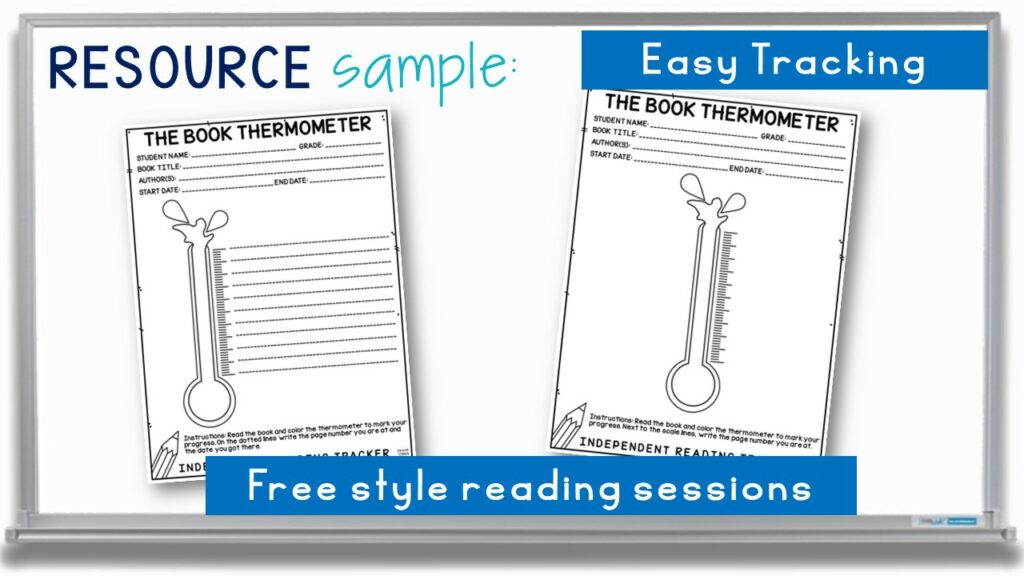 Independent Reading Tracker - Book Thermometer - Printable Graphic ...
