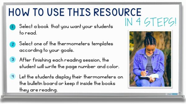 Independent Reading Tracker - Book Thermometer - Printable Graphic ...