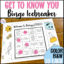 High School Icebreakers First Week of School Science Activity & Game ...