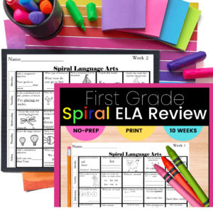 1st Grade Morning Work | ELA Spiral Review Q4 - Made By Teachers