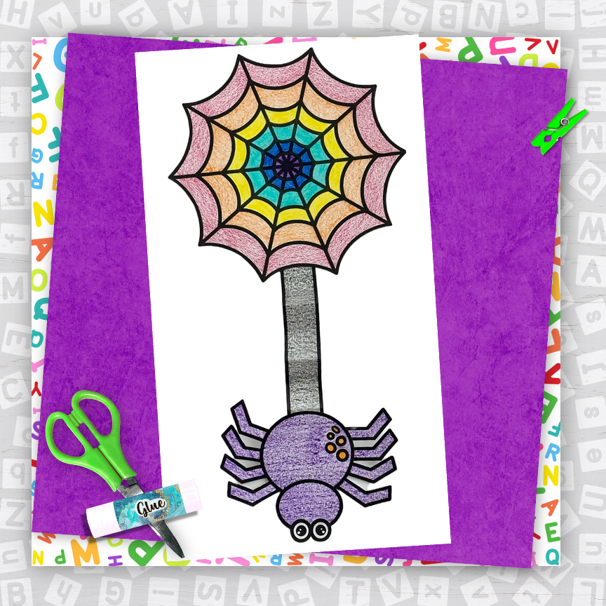Spider Craft | Halloween | Letter S | Made By Teachers