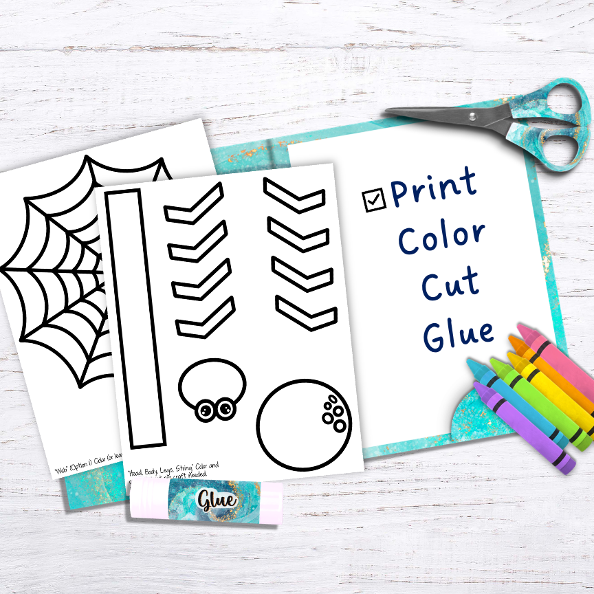 Spider Craft | Halloween | Letter S | Made By Teachers