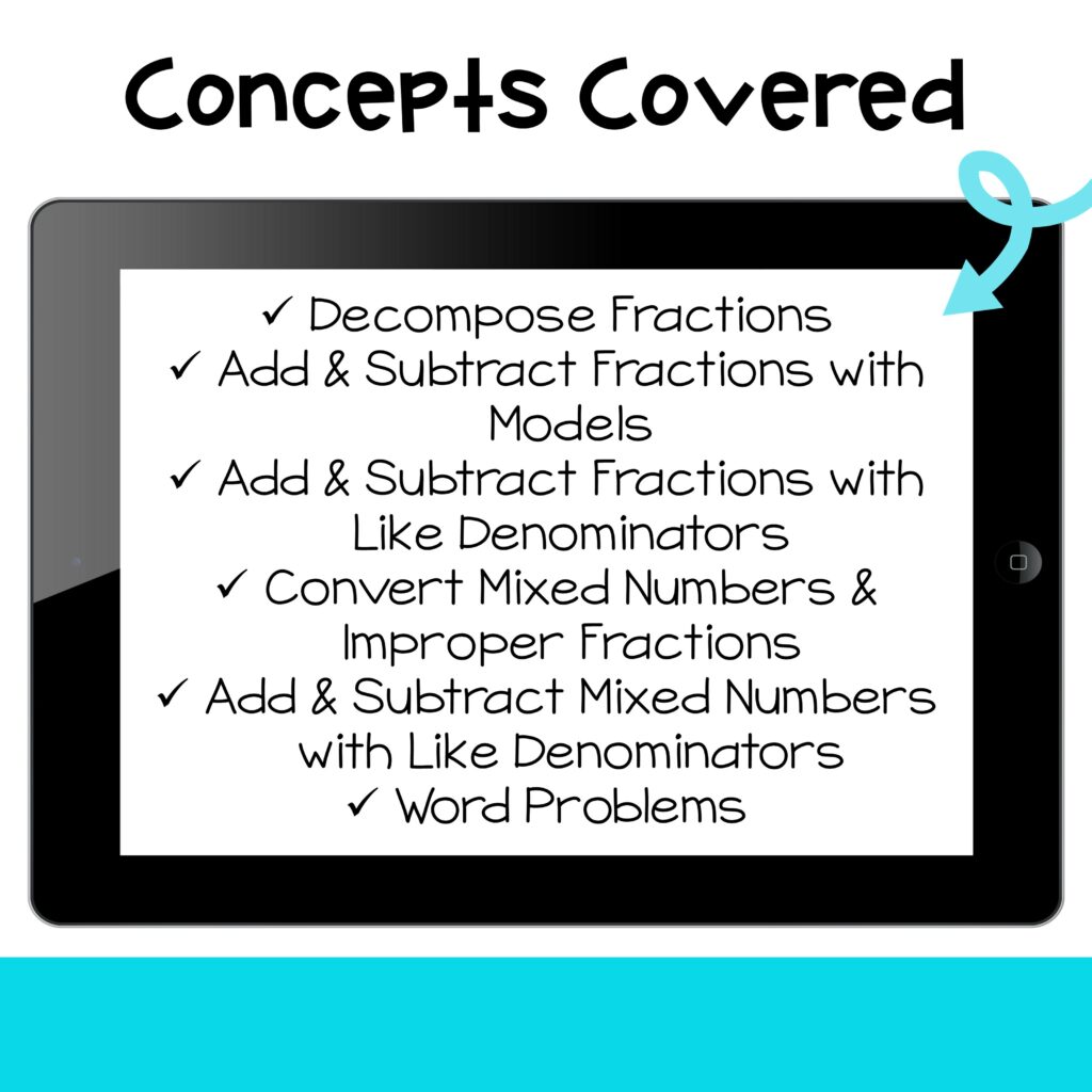 Adding and Subtracting Fractions and Mixed Numbers Digital Escape Room ...
