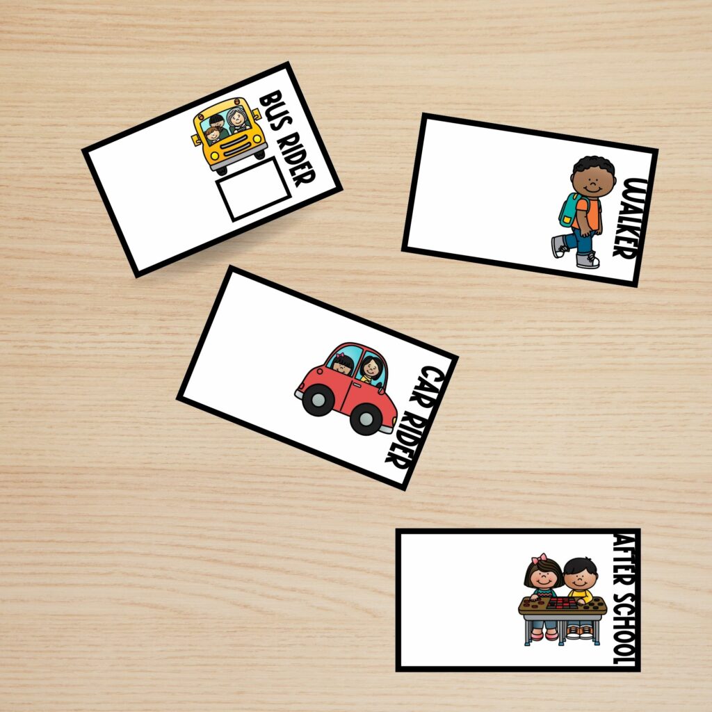 EDITABLE Back to School Dismissal Tags | Student Bus Tags | How We Get ...
