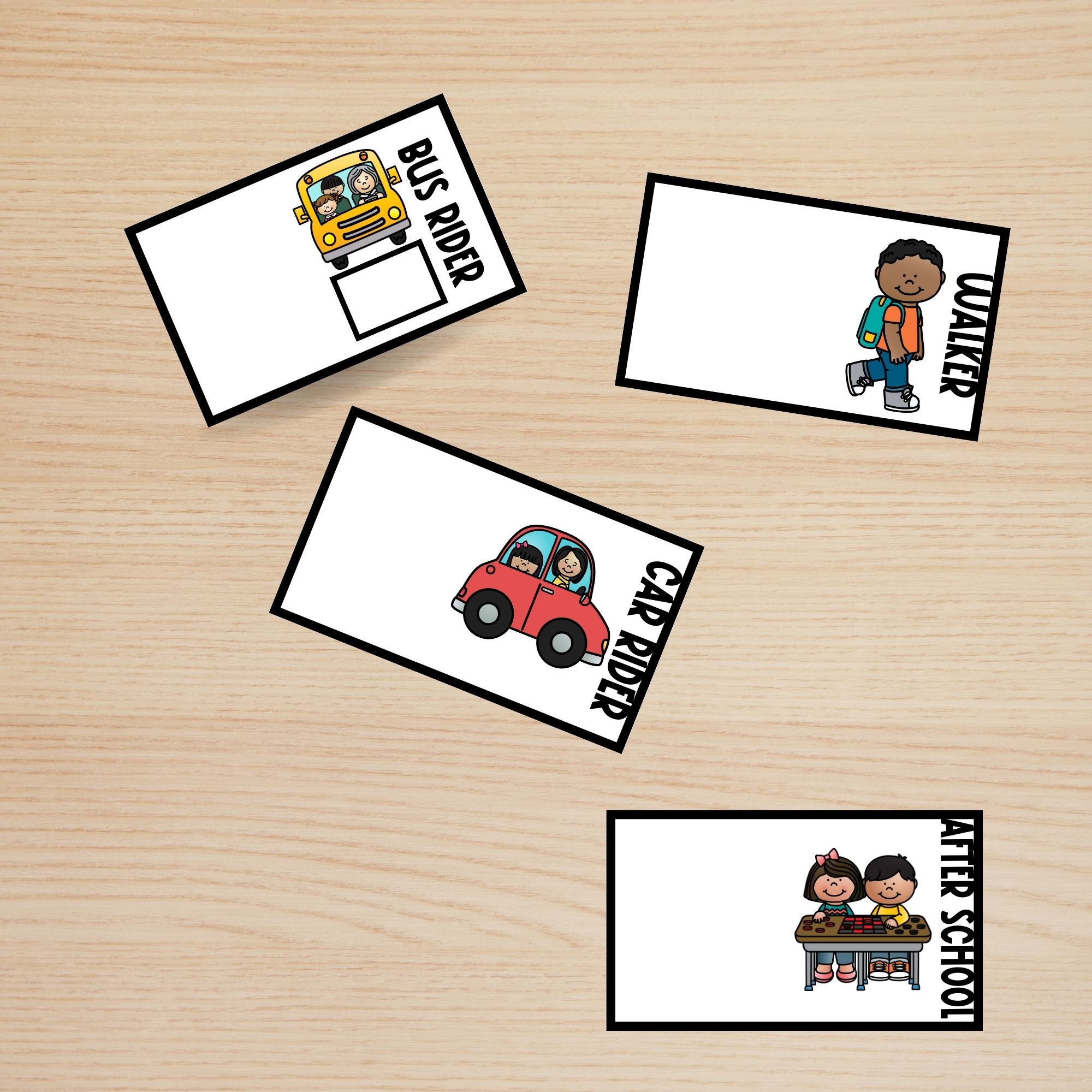 EDITABLE Back to School Dismissal Tags | Student Bus Tags | How We Get ...