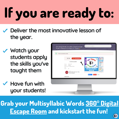 Decoding Words Activities | Digital Escape Room Prefixes & Suffixes ...