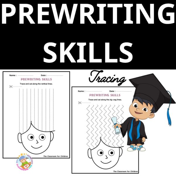 Tracing and Fine Motor Skills, Prewriting Lines, Preschool Activities ...